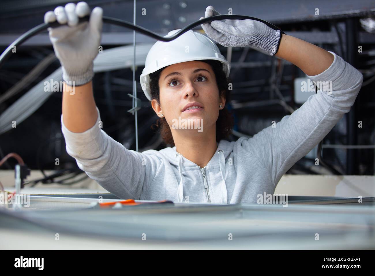 Electric cable ducting hi-res stock photography and images - Alamy