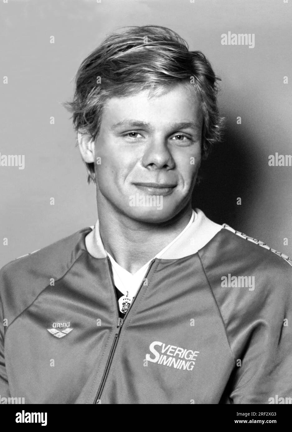 LARS LINDQVIST Kristianstad Swedish athlete in Sweden National team swimming Stock Photo - Alamy