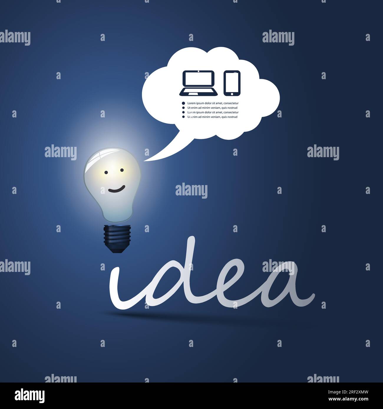 Idea - Design Concept Stock Vector Image & Art - Alamy