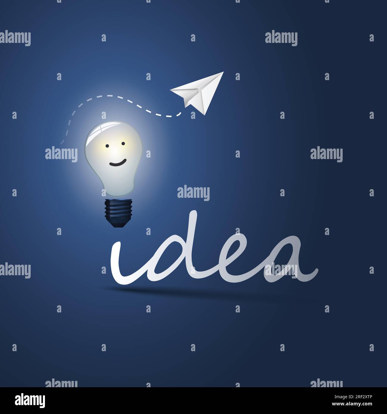 Idea - Bulb Concept Design Stock Vector Image & Art - Alamy