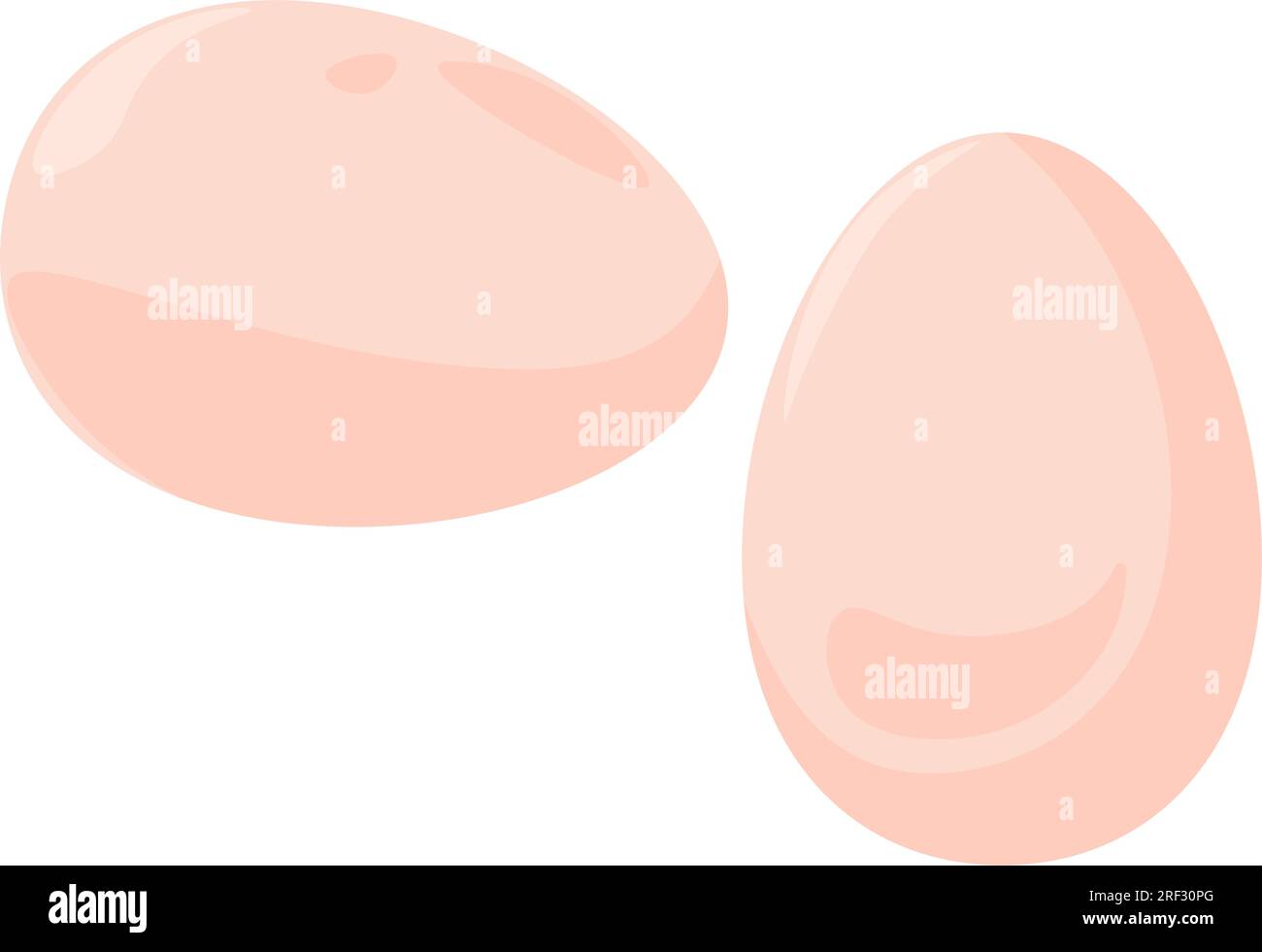 Eggs natural and organic farm product, vector Stock Vector Image & Art ...