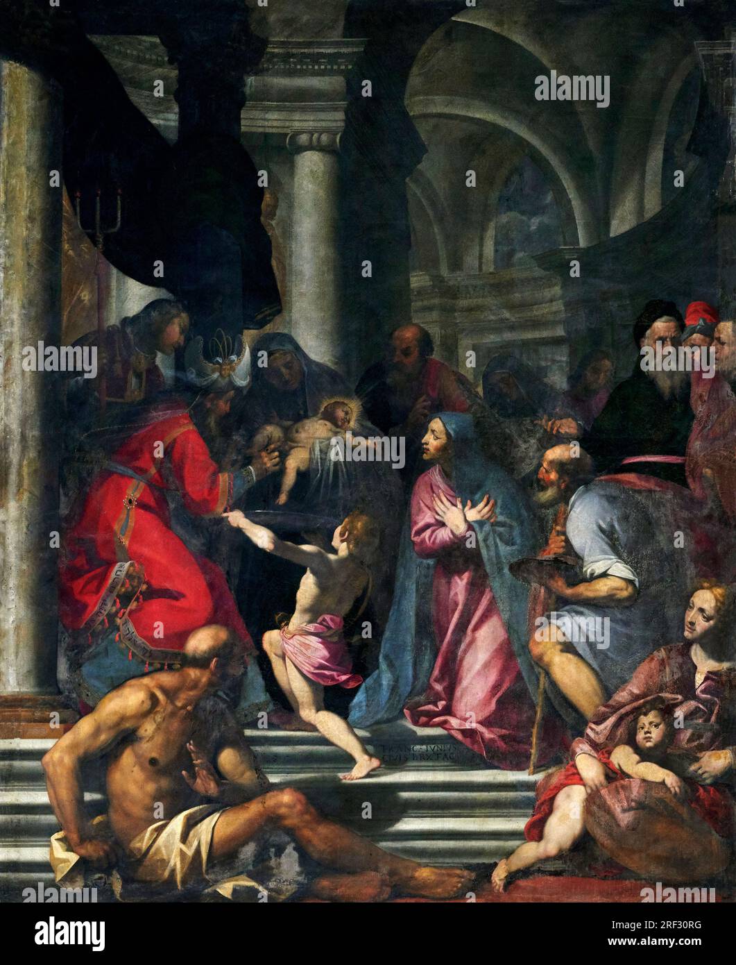Circoncisione di Gesù - olio su tela - Francesco Giugno - XVII secolo ...