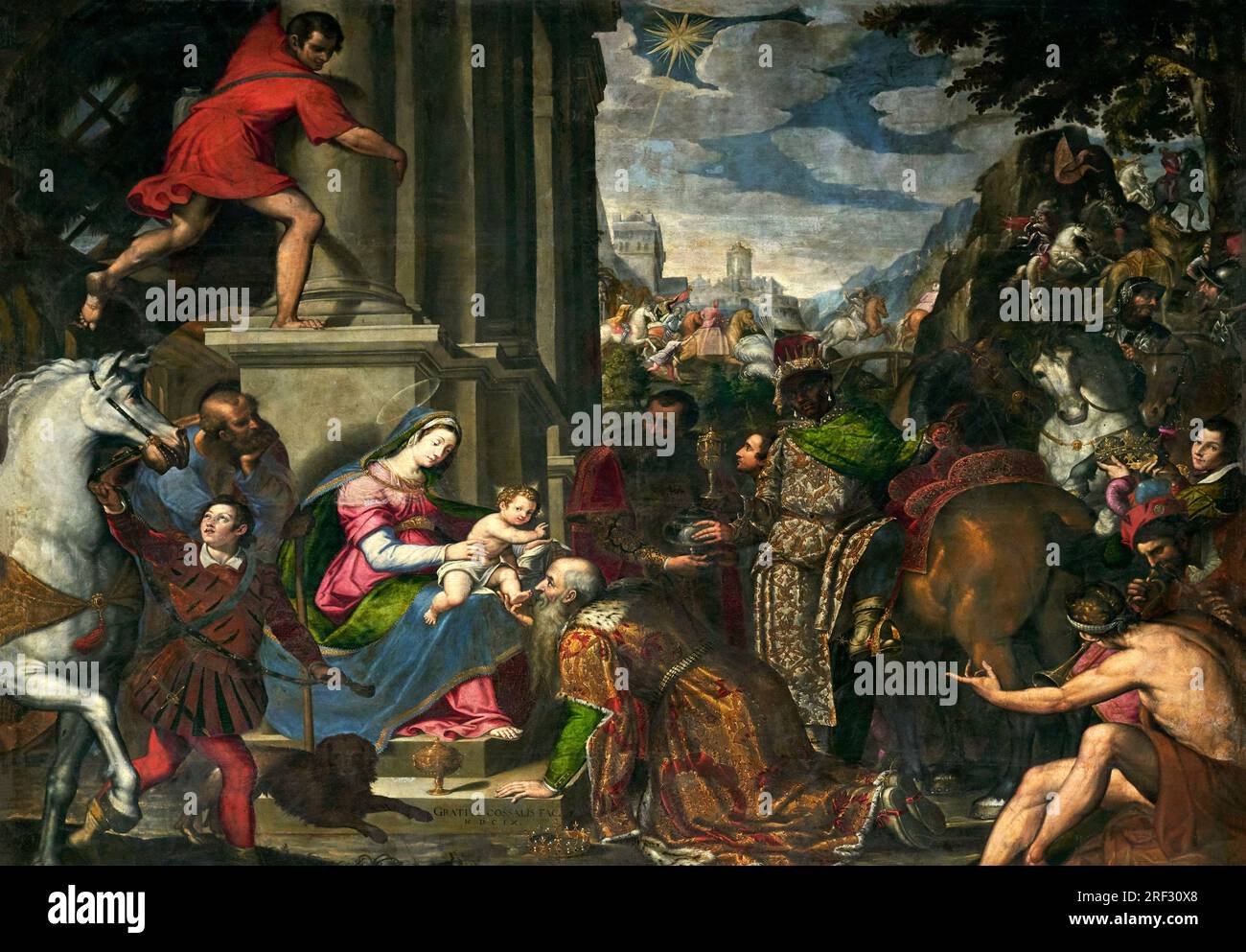 Adorazione dei Magi - olio su tela - Grazio Cossali - 1609- Brescia ...