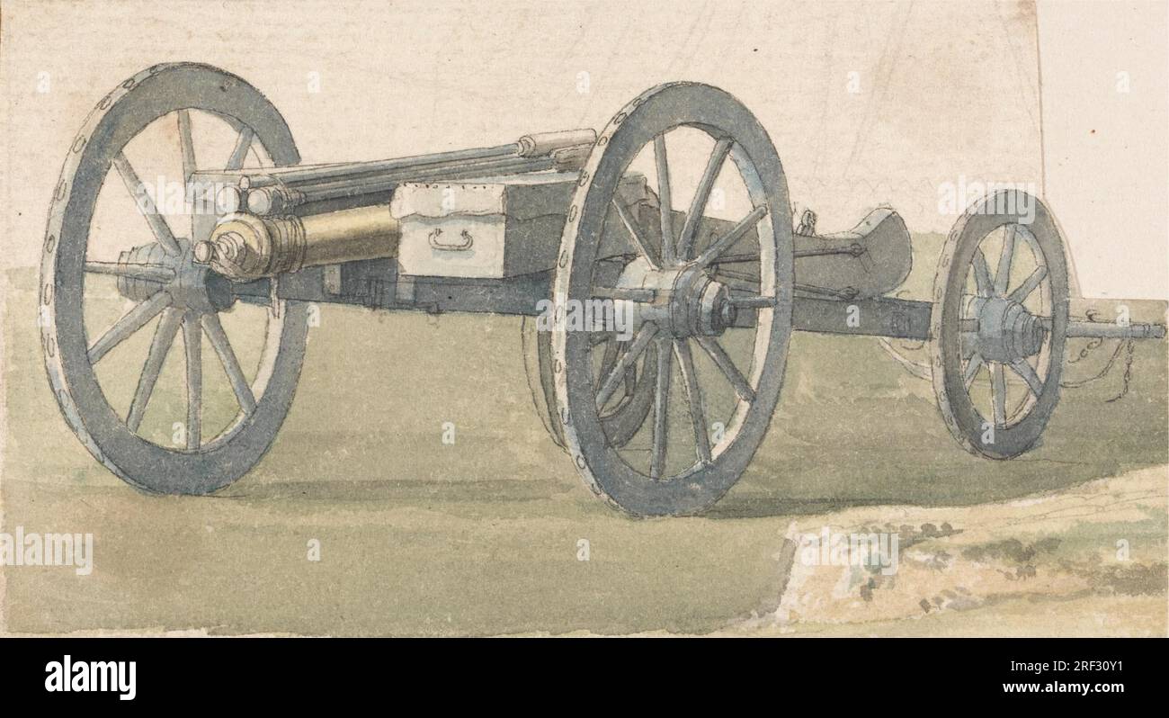 Gun 1747 by Thomas Sandby Stock Photo - Alamy