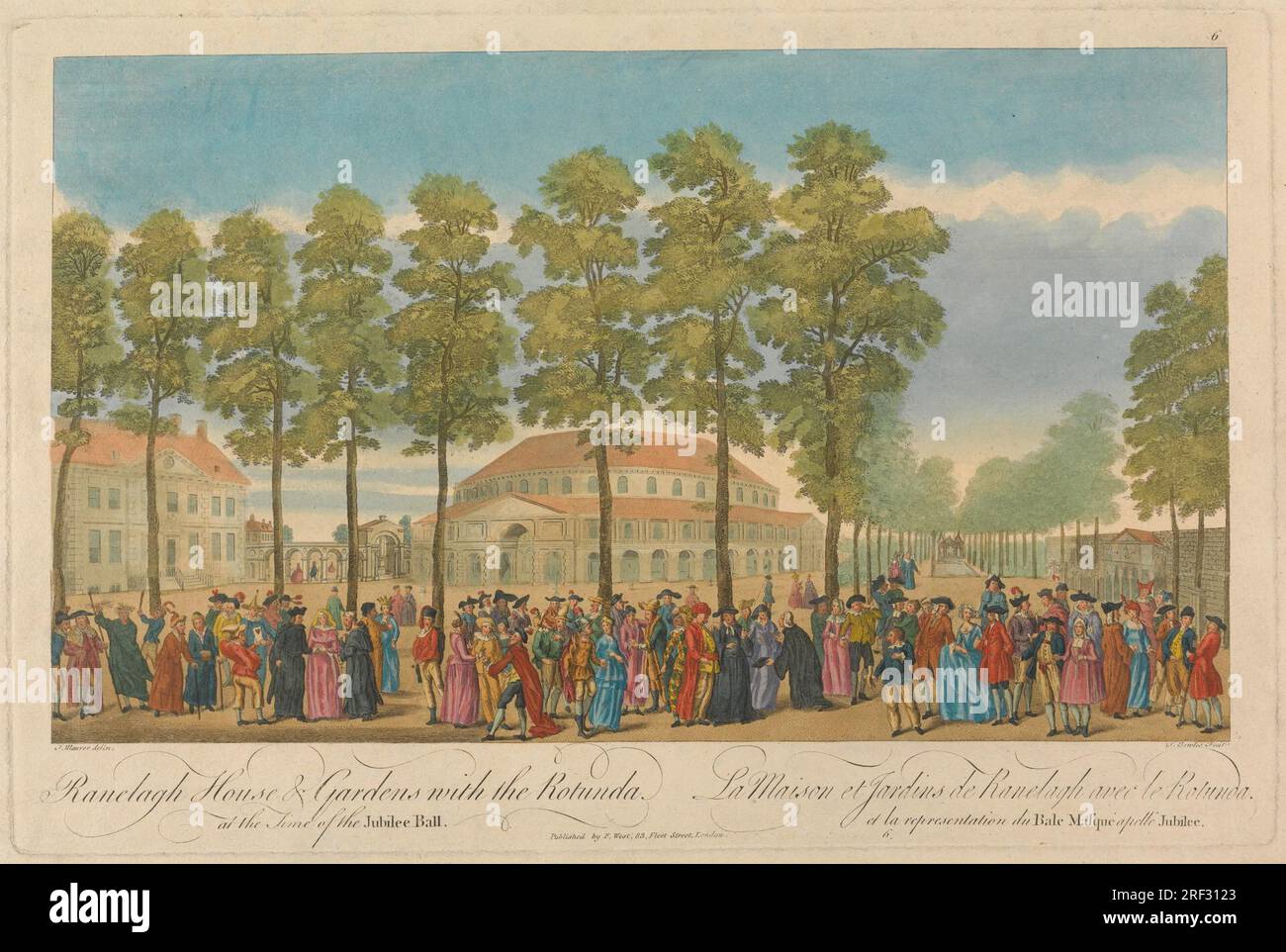 Ranelagh House and Gardens with the Rotunda at the time of the Jubilee ...