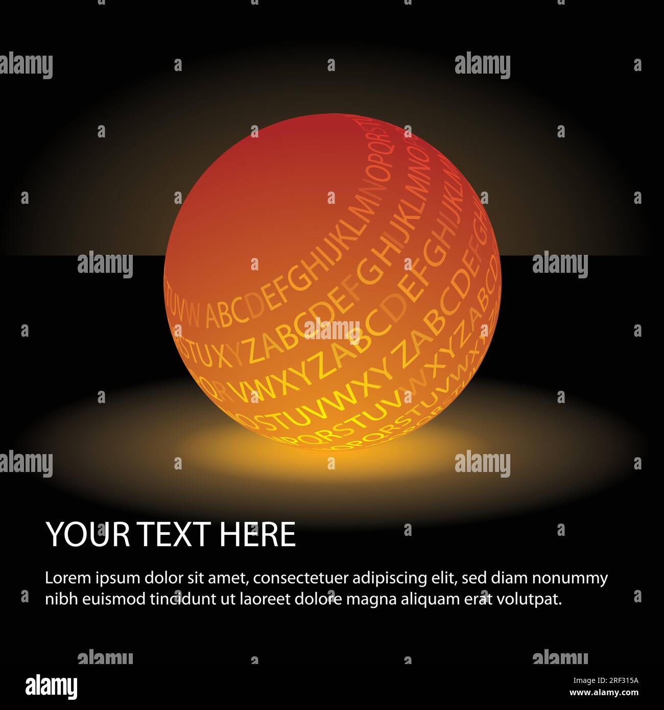 Sphere letters hi-res stock photography and images - Alamy