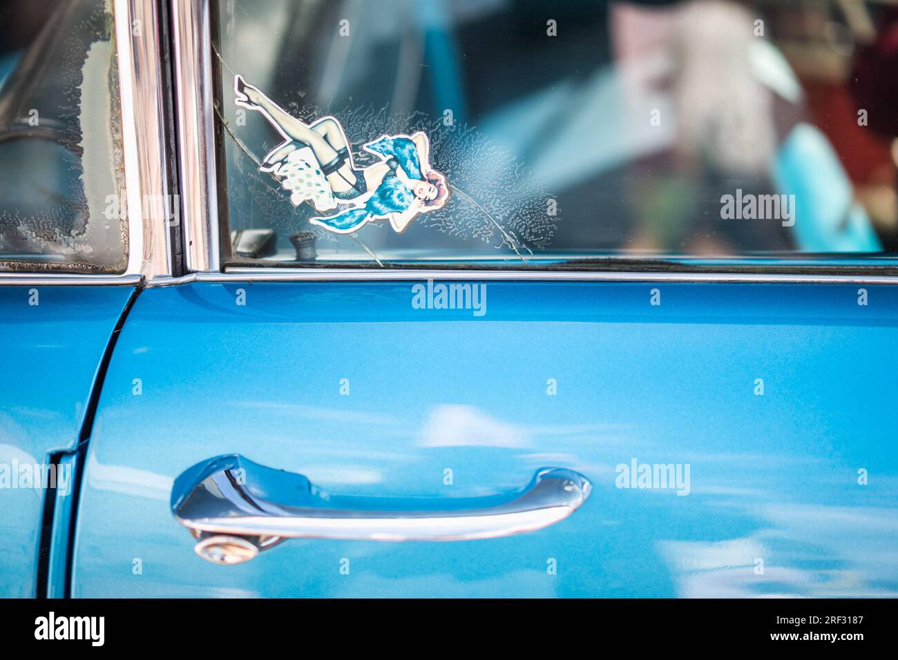 Chevrolett Bel Air Oldtimer Auto Details Deutschland Stock Photo - Alamy