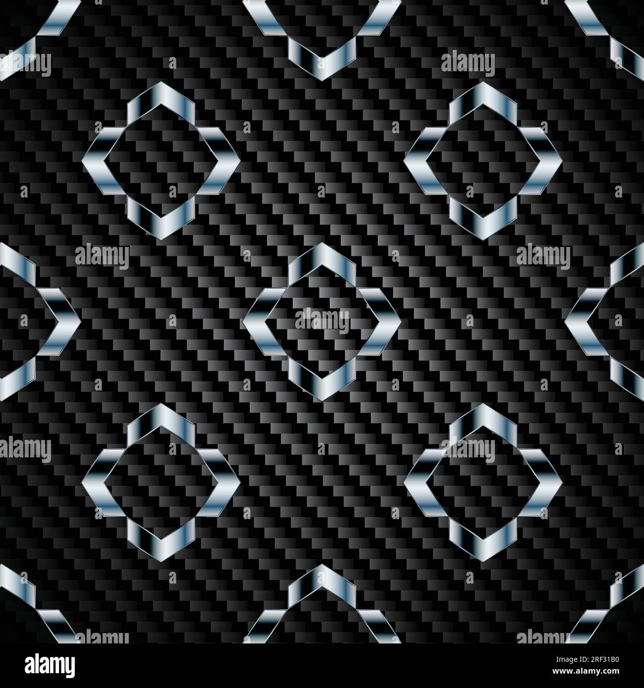 Abstract square metal carbon background Stock Vector Image & Art - Alamy