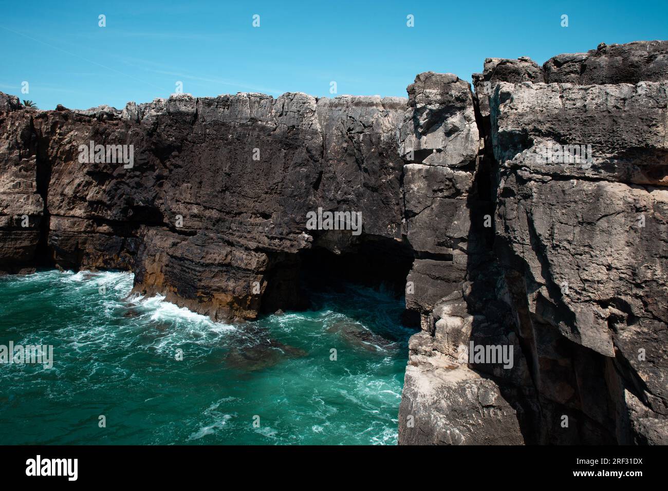 Boca do Inferno, unique sea-arch, Cascais, Portugal Stock Photo - Alamy