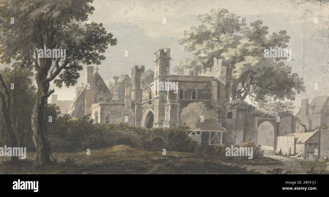 The Great Gate of St. Augustine's Monastery, Canterbury 1757 by ...