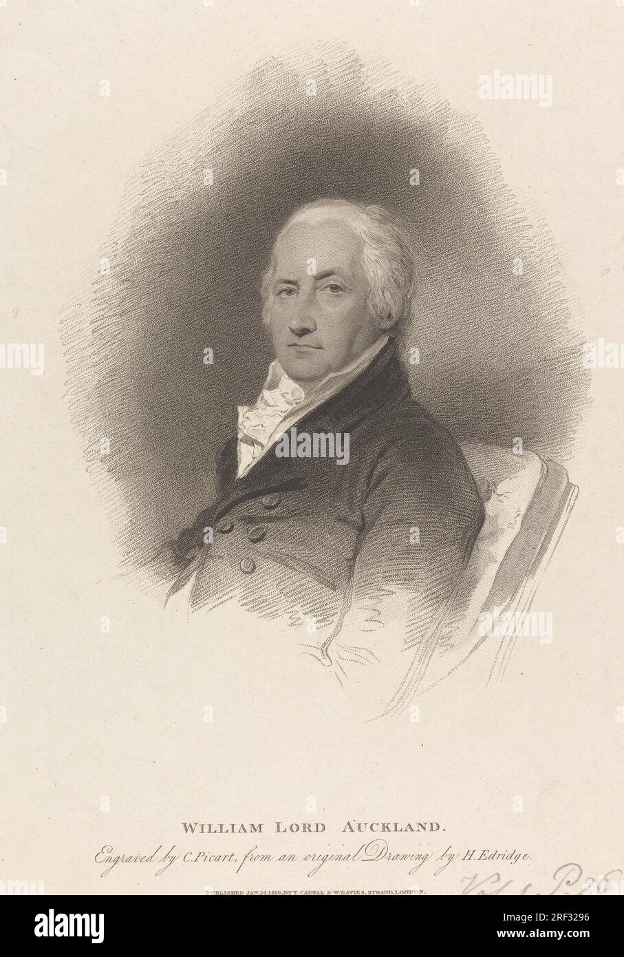 William Eden, 1st Baron Auckland 1810 by Charles Picart Stock Photo - Alamy