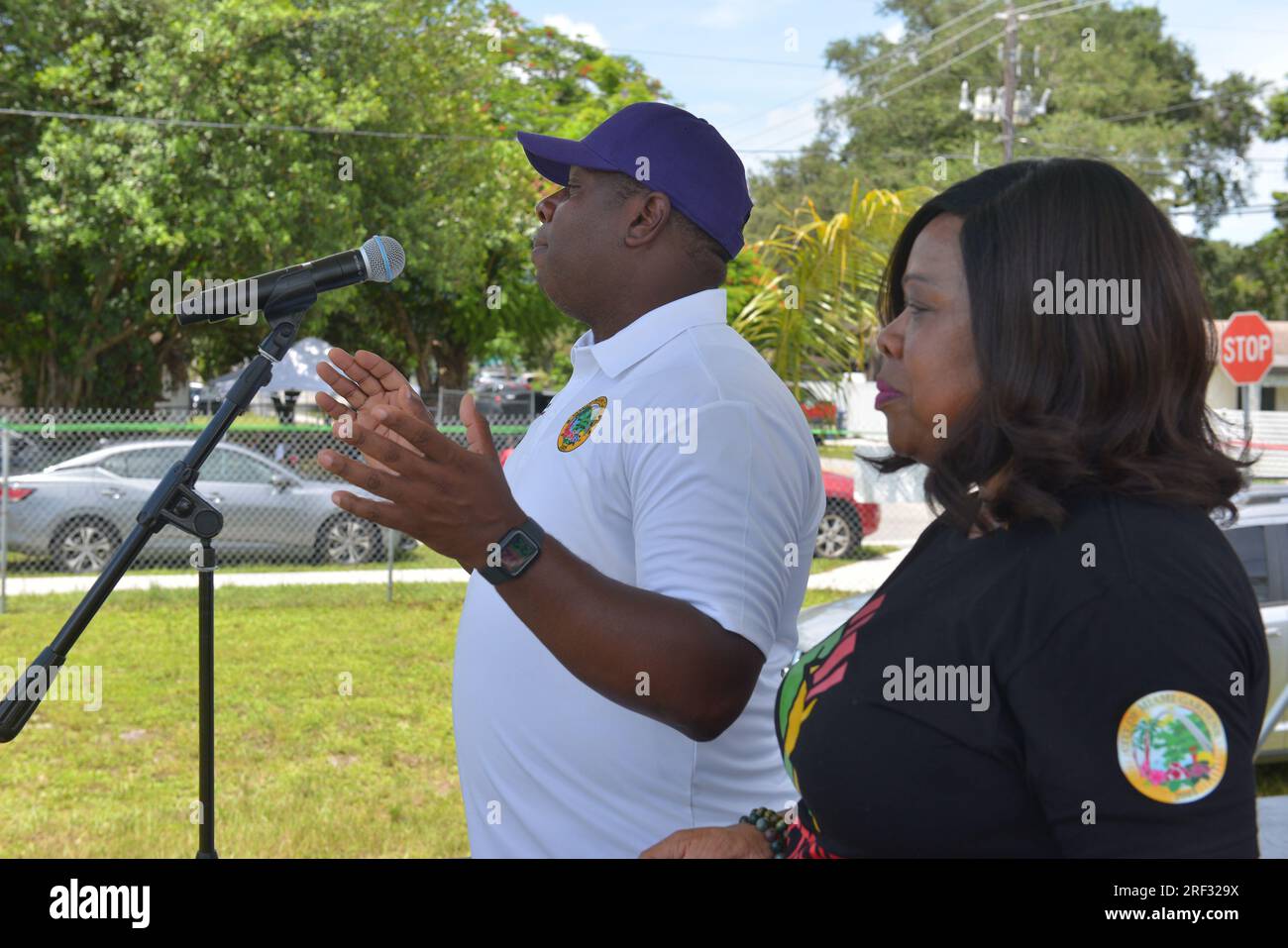 Miami Beach, USA. 29th July, 2023. : Reggie Leon, City of Miami Gardens ...