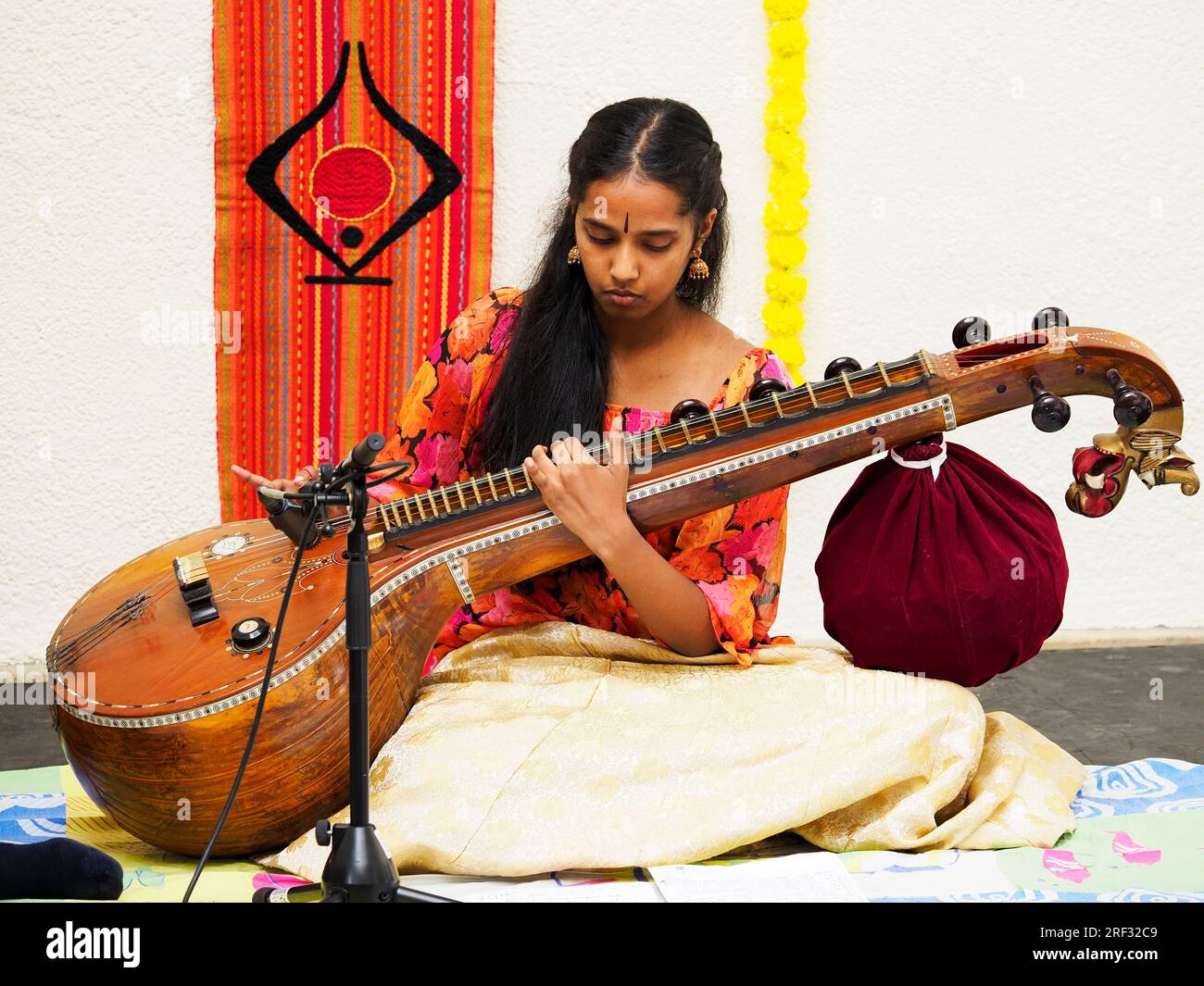 Harrogate, North Yorkshire, England 30 July 2023 Traditional Indian ...