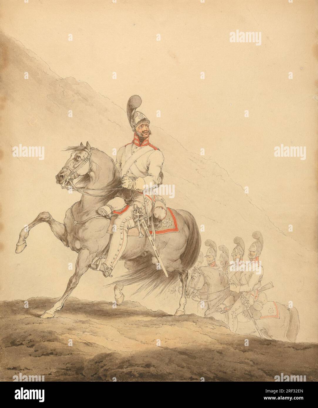 Military of the Peninsular War 1810 by Robert Ker Porter Stock Photo ...