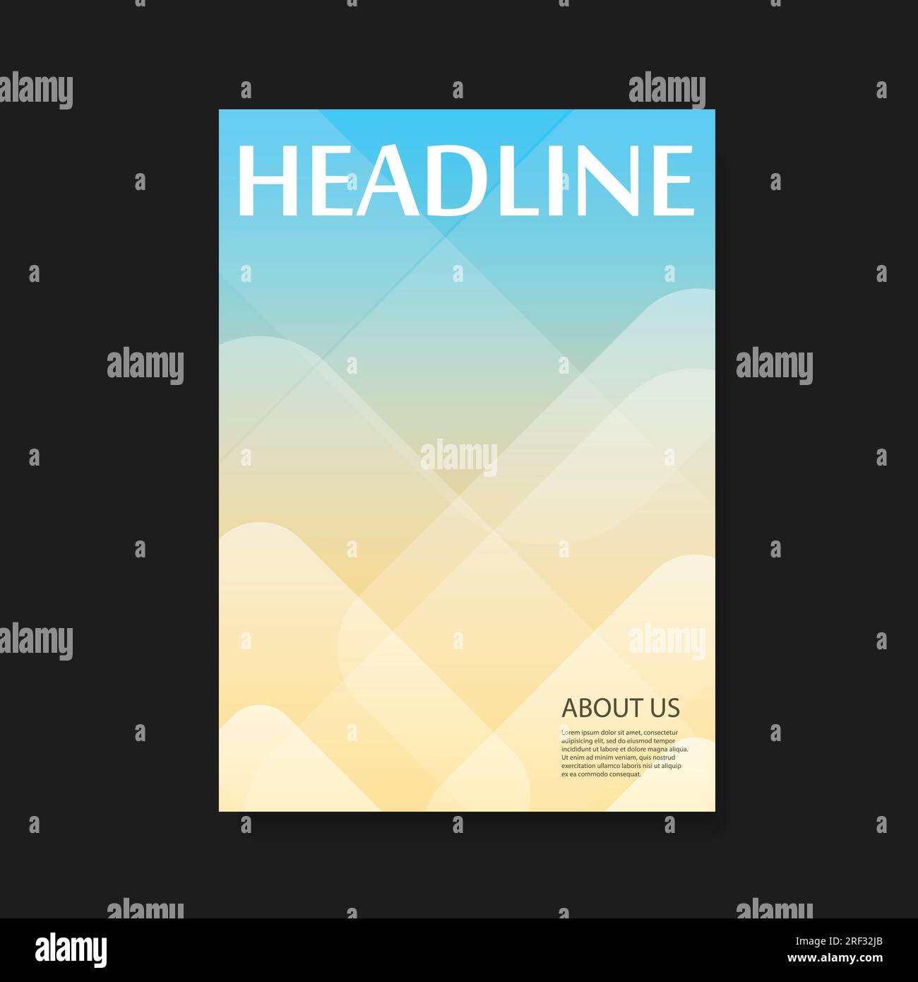 Promotional flyer design hi-res stock photography and images - Alamy