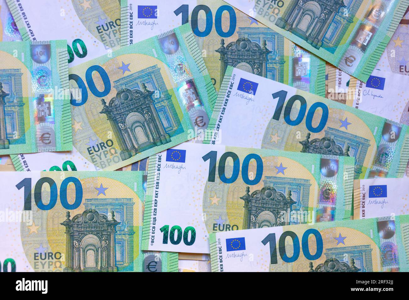 100 euro banknotes pattern, currency background Stock Photo - Alamy