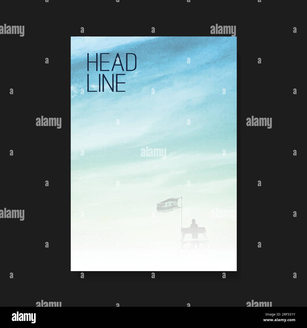 Flyer or Cover Design Clouds Stock Vector Image & Art - Alamy