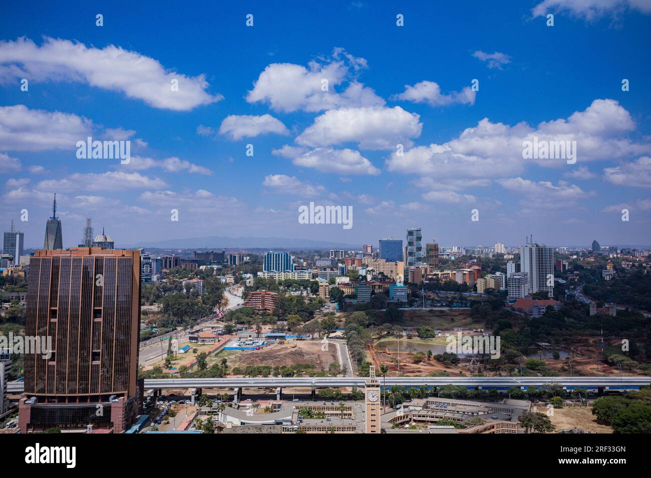 Kenyas Capital City Nairobi City County Skyline Skyscrapers Travel ...