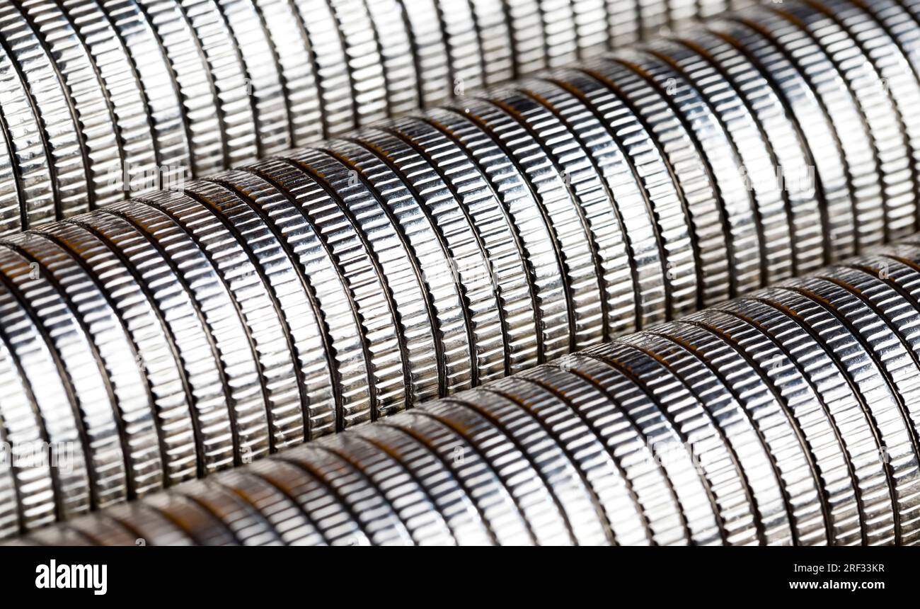 steel identical coins processed to give them a silvery hue, the coins ...