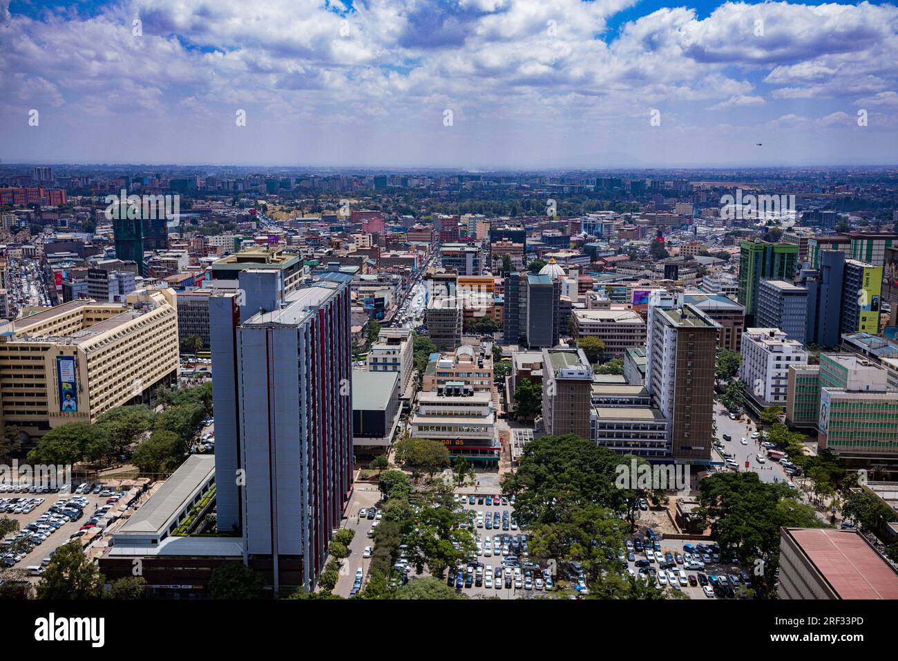 Kenyas Capital City Nairobi City County Skyline Skyscrapers Travel ...