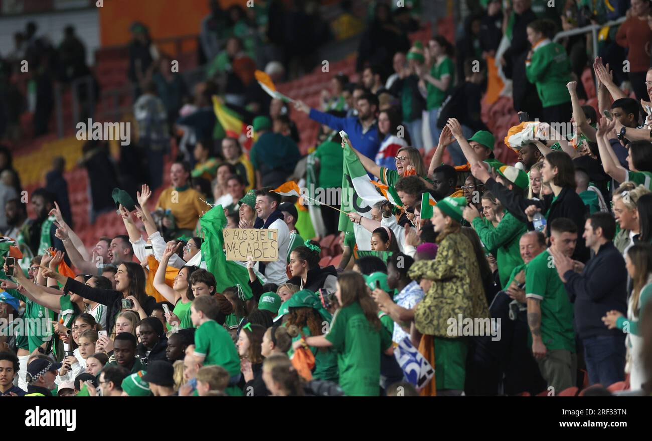 Republic of Ireland fans after the FIFA Women's World Cup 2023, Group B ...