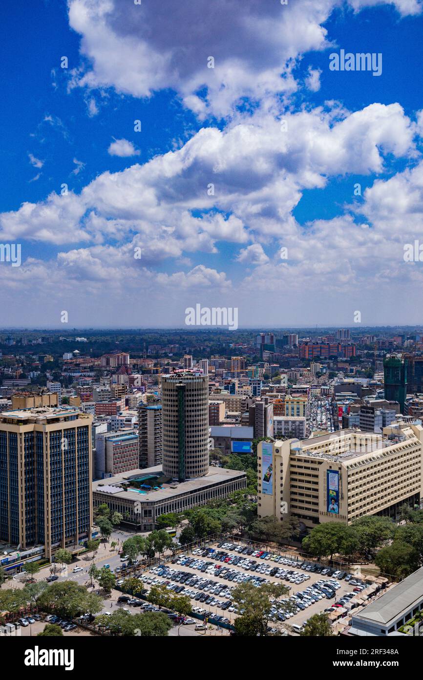 Kenyas Capital City Nairobi City County Skyline Skyscrapers Travel ...