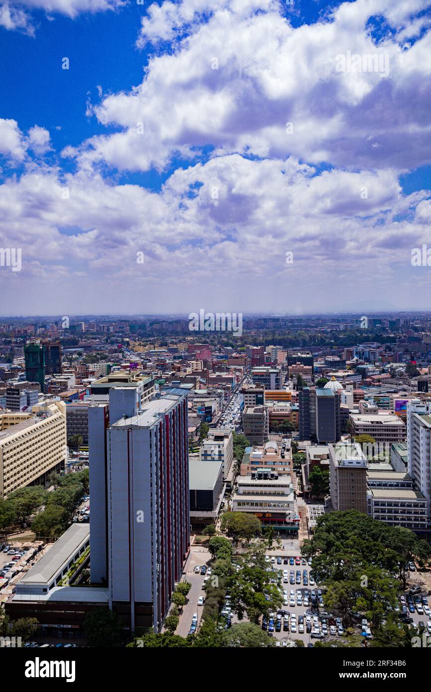 Kenyas Capital City Nairobi City County Skyline Skyscrapers Travel ...