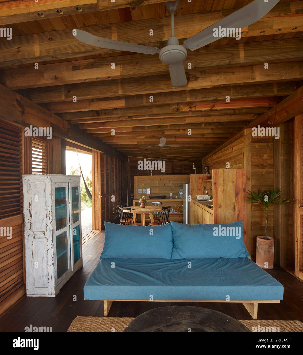 Tropical Beach Hut Interior