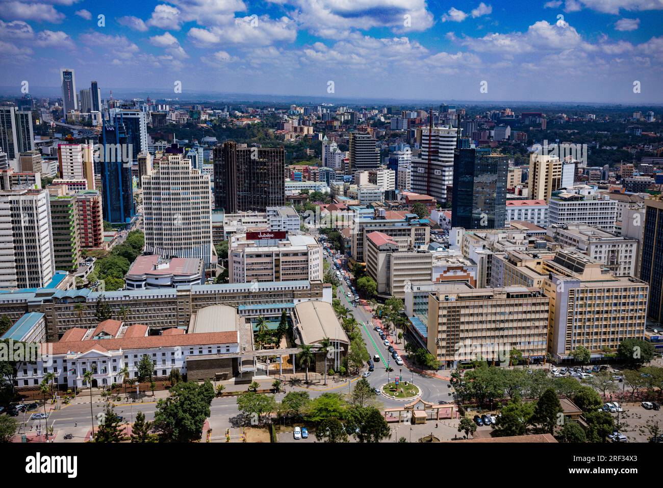 Kenyas Capital City Nairobi City County Skyline Skyscrapers Travel ...