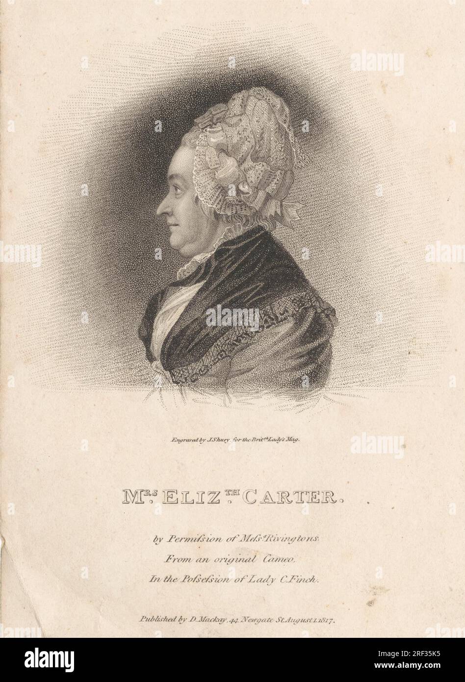 Mrs elizabeth carter hi-res stock photography and images - Alamy