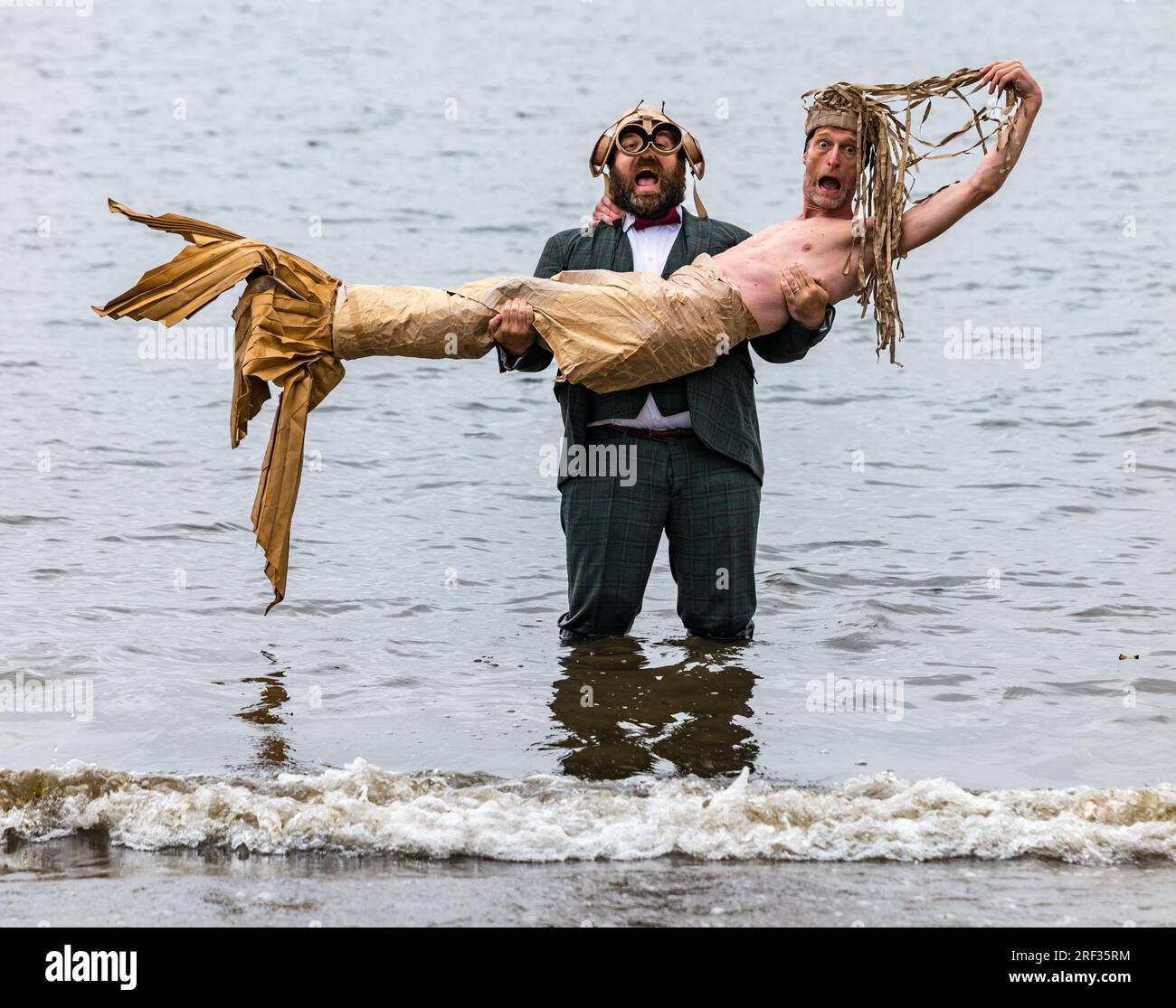 Portobello beach, Edinburgh, Scotland, UK, 31 July 2023. Edinburgh ...