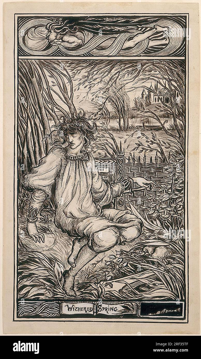 Withered Spring Unknown date by Aubrey Beardsley Stock Photo - Alamy