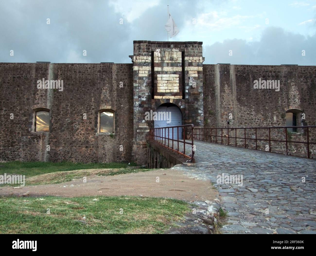 historic fortification at Guadeloupe (french overseas department Stock ...
