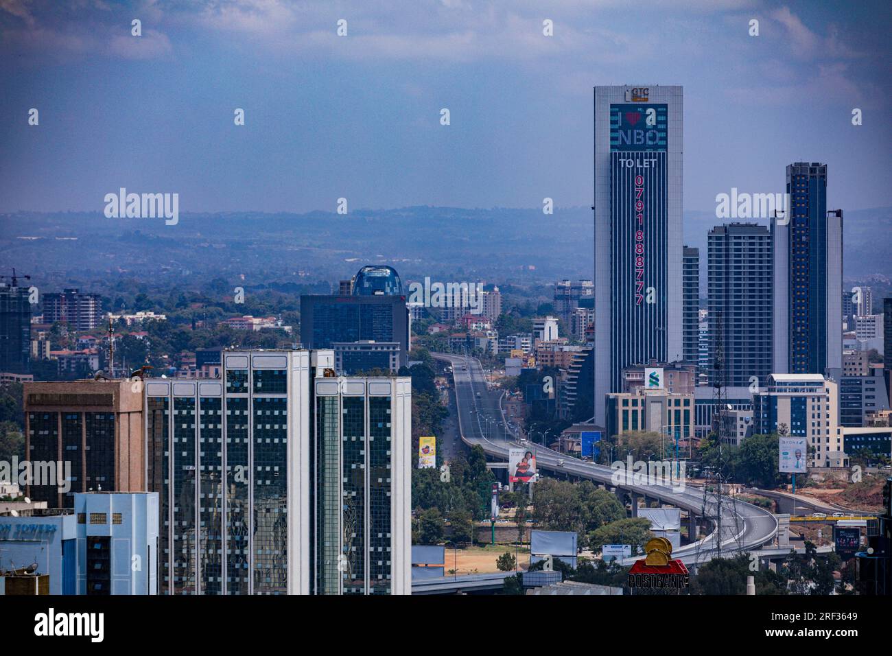 Kenyas Capital City Nairobi City County Skyline Skyscrapers Travel ...