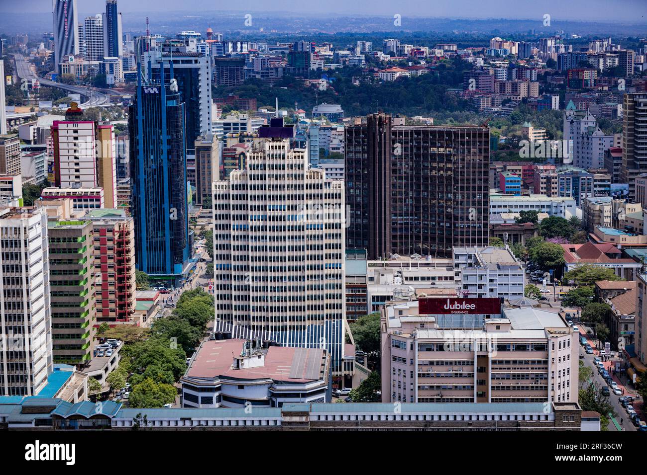 Kenyas Capital City Nairobi City County Skyline Skyscrapers Travel ...