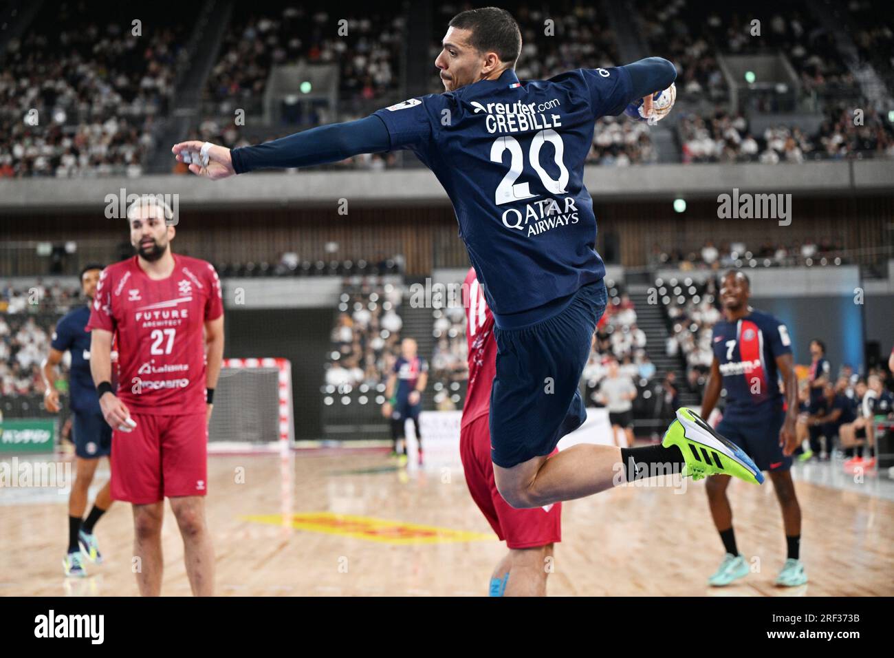 Ariake Arena Tokyo, Japan. 31st July, 2023. Mathieu Grebille (PSG ...