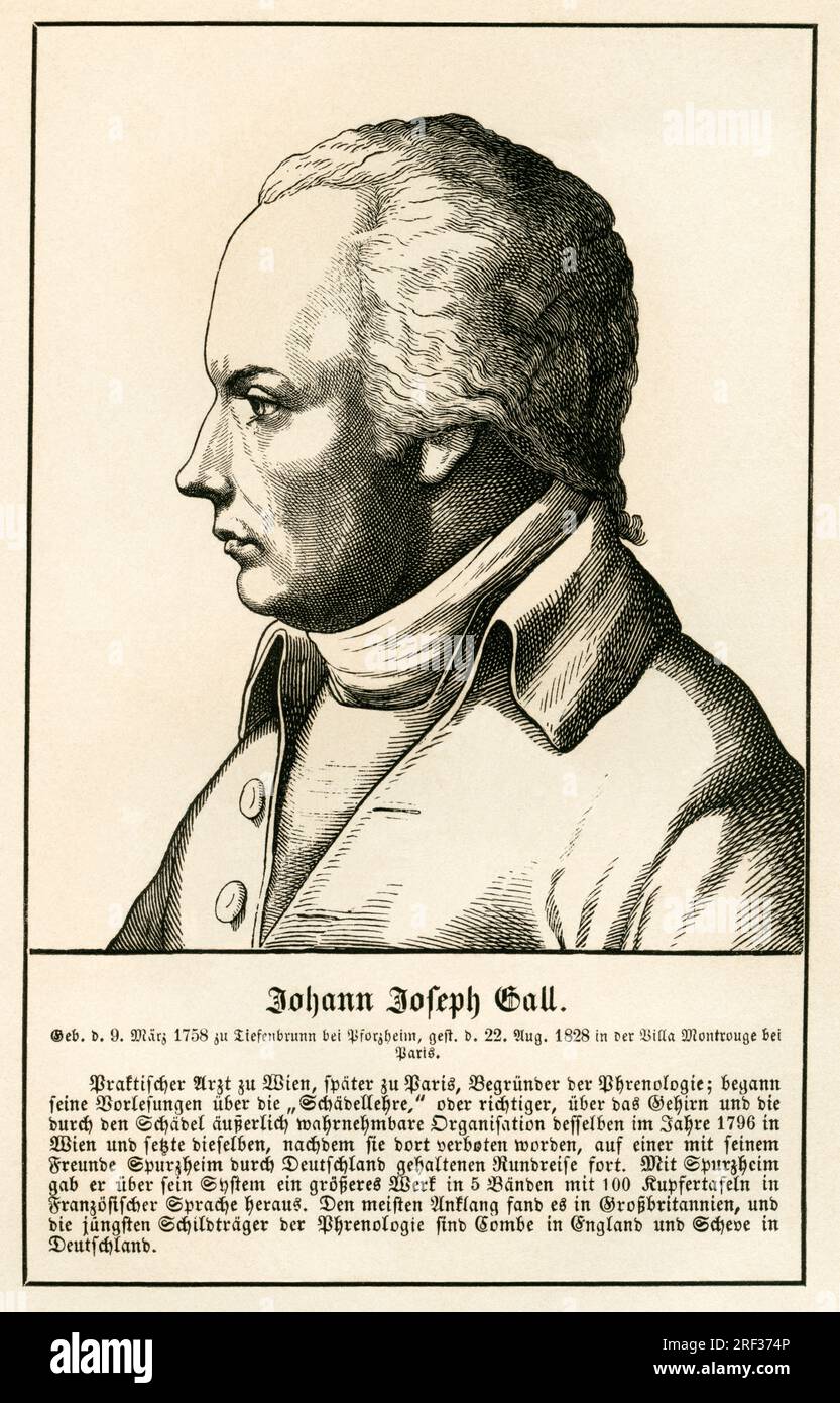 Europa, Deutschland, Baden-Württemberg, Tiefenbronn, Franz Joseph Gall ...