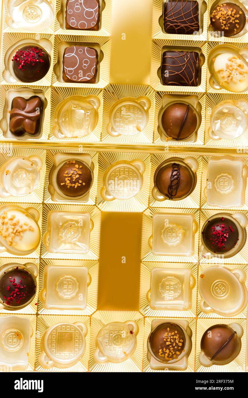 Box of chocolates Stock Photo - Alamy