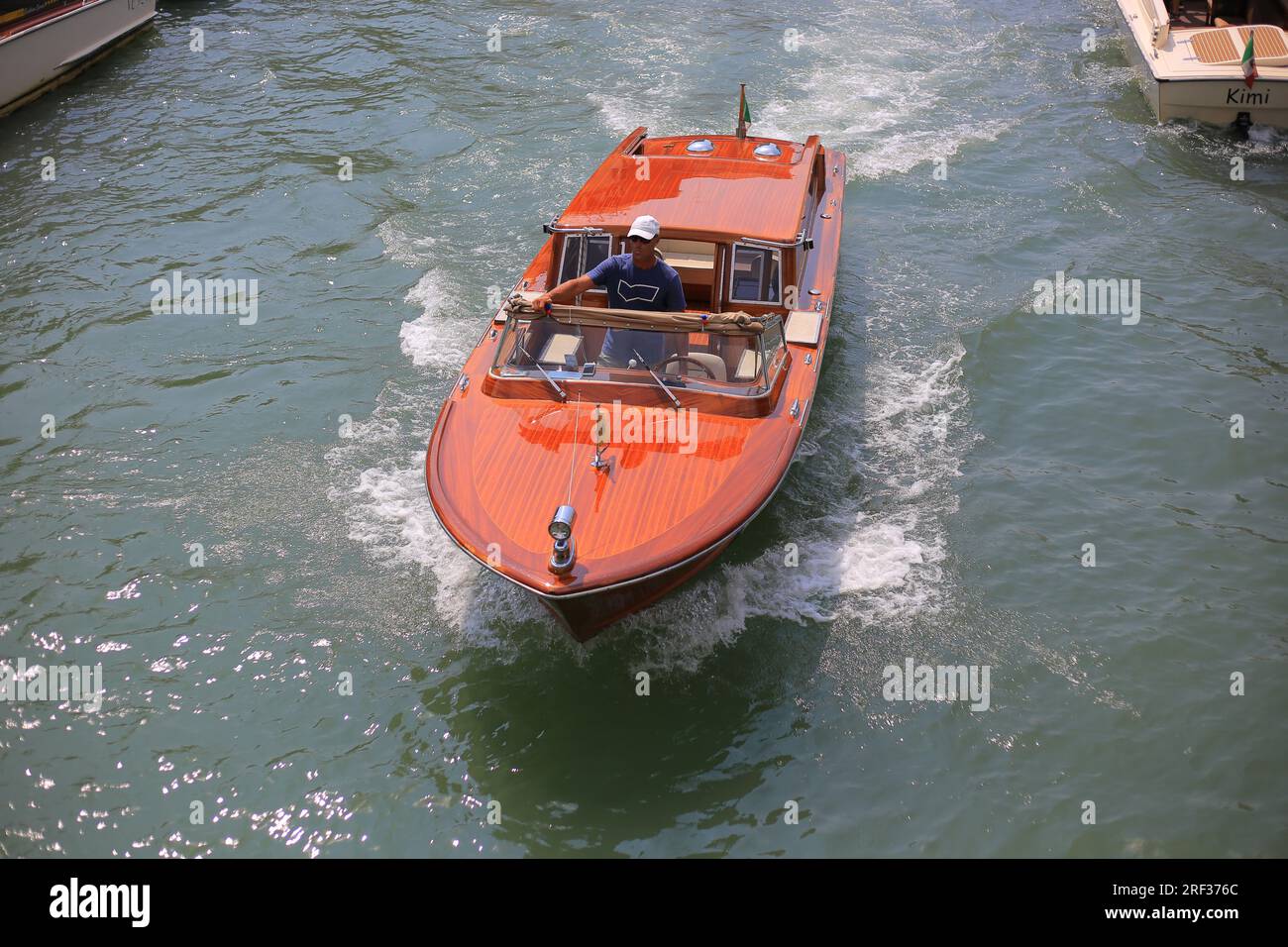 Classic italian motorboat hi-res stock photography and images - Alamy