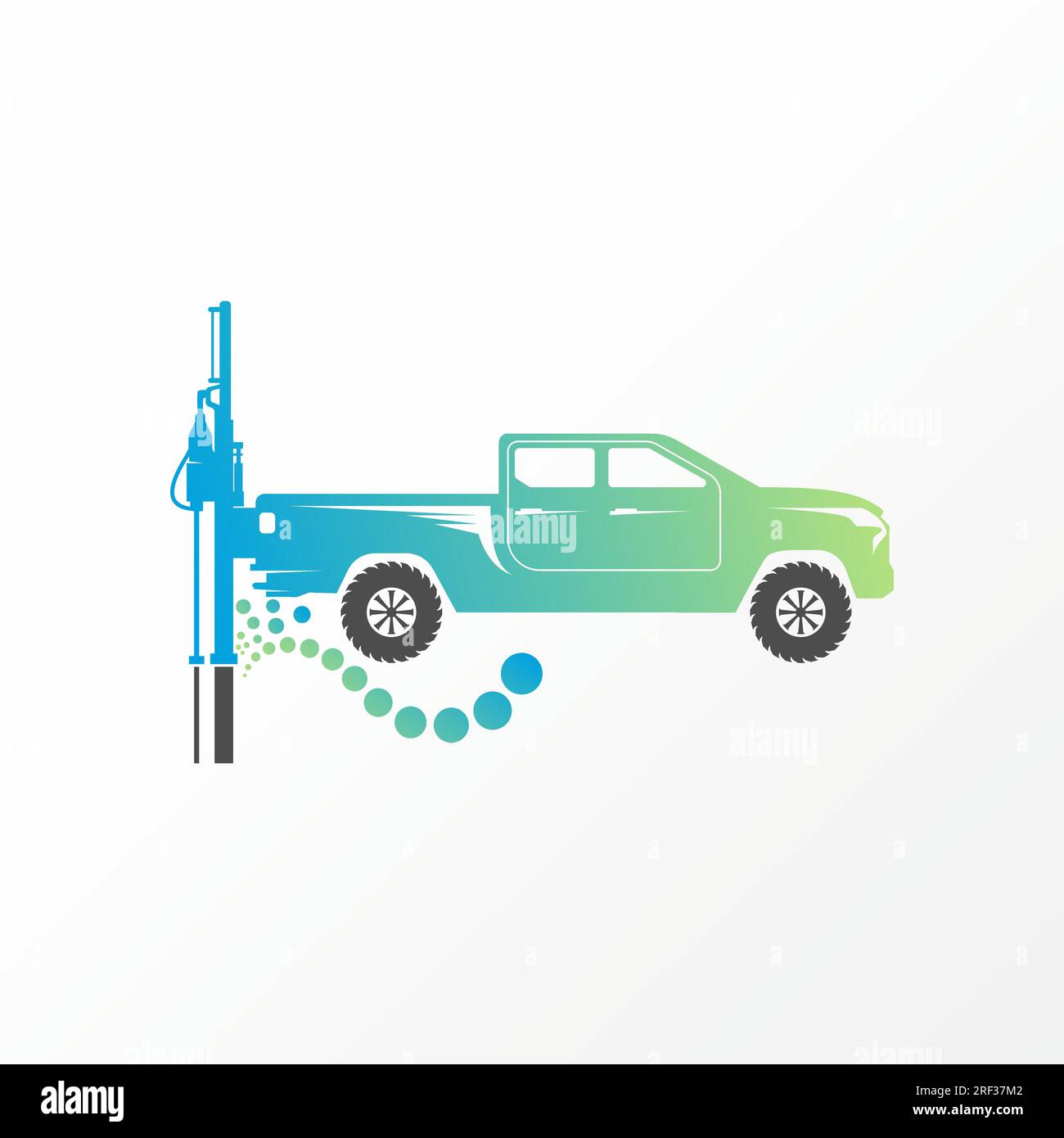 Broken construction machinery Stock Vector Images - Alamy
