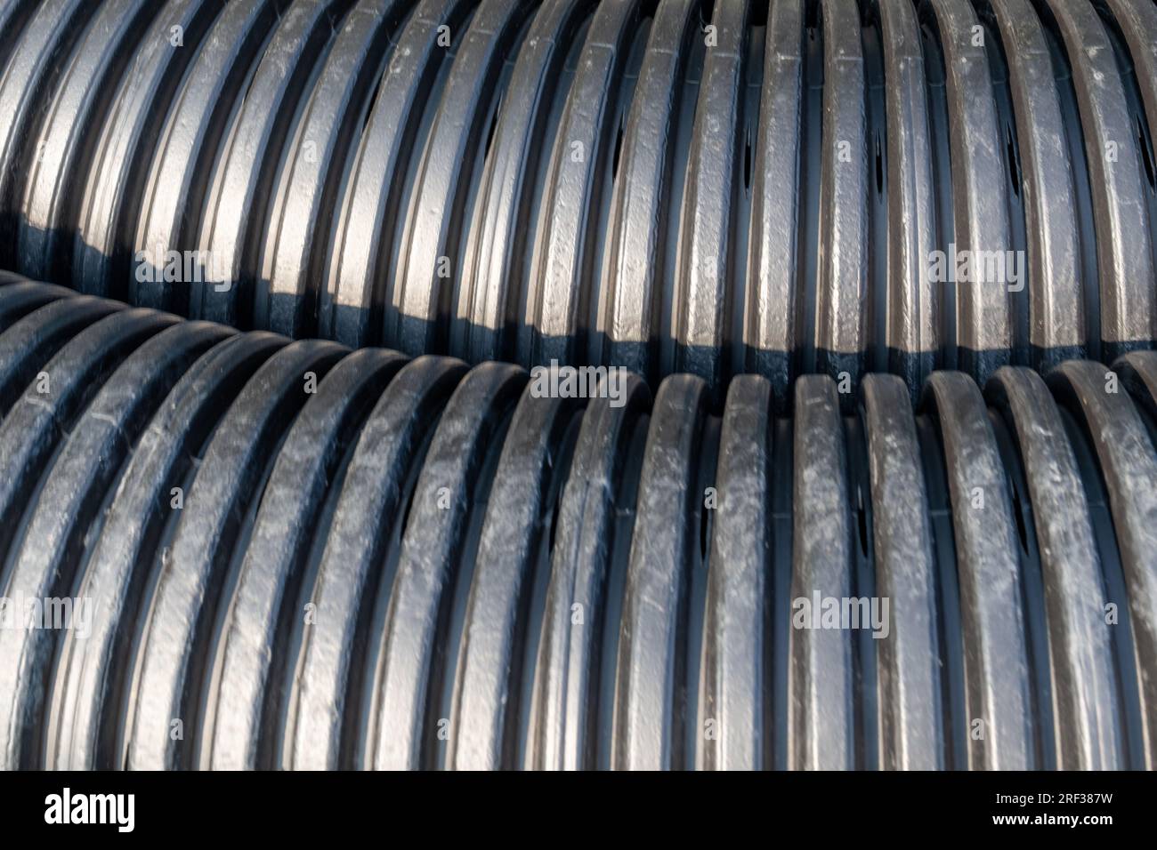 Black storm water underdrain pipe used to mitigation ground water ...