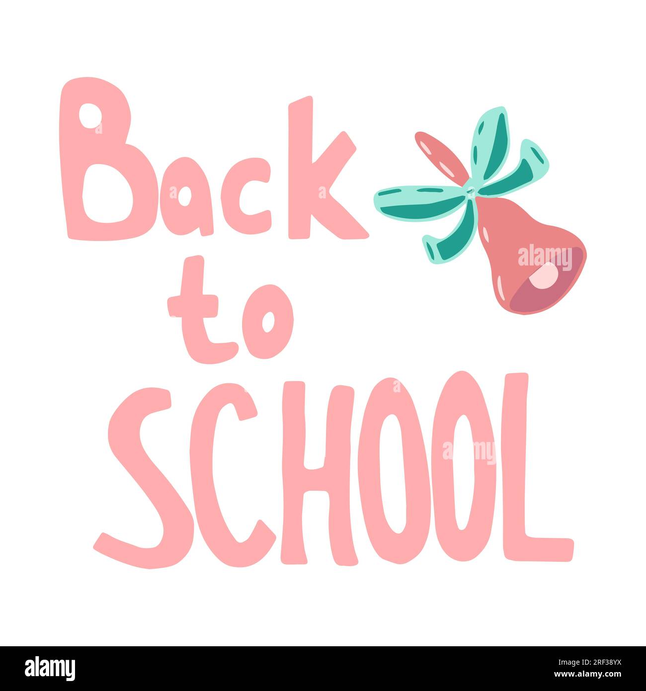 Back to school hand drawn lettering Stock Vector Image & Art - Alamy