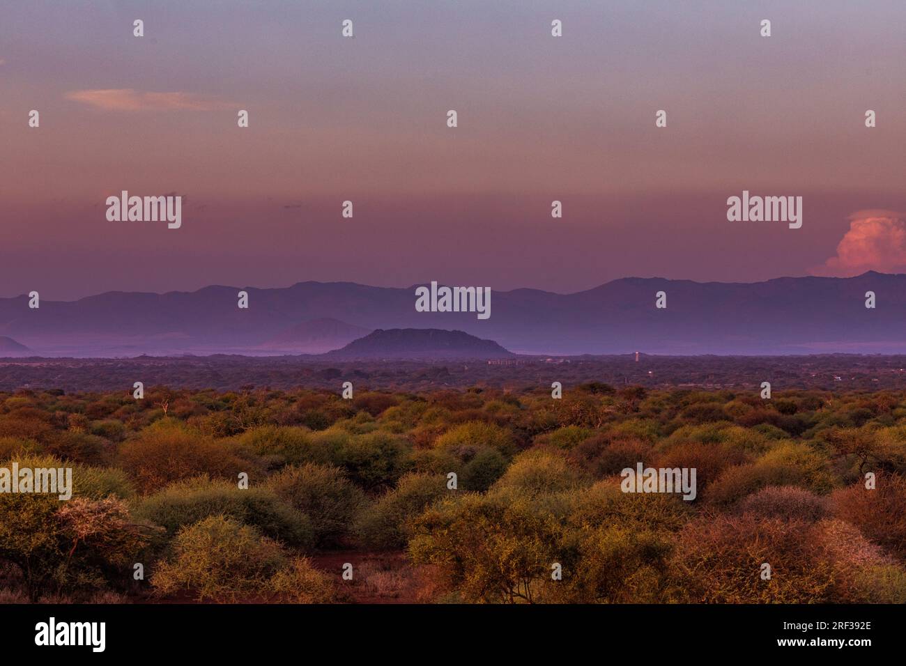 Mount Kilimanjaro Dormant Volcano In the United Republic Of Tanzania ...