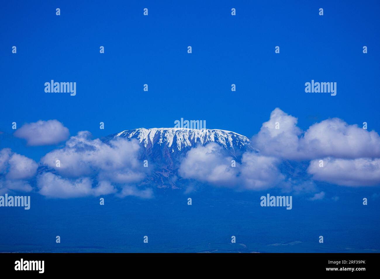 Mount Kilimanjaro Dormant Volcano In the United Republic Of Tanzania ...
