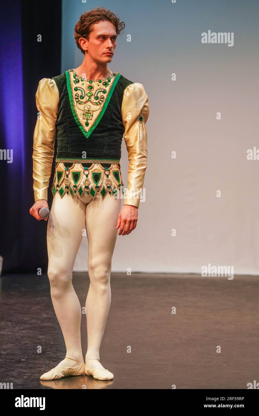 London UK. 31 July 2023 Callum Linane at the Australian Ballet media ...