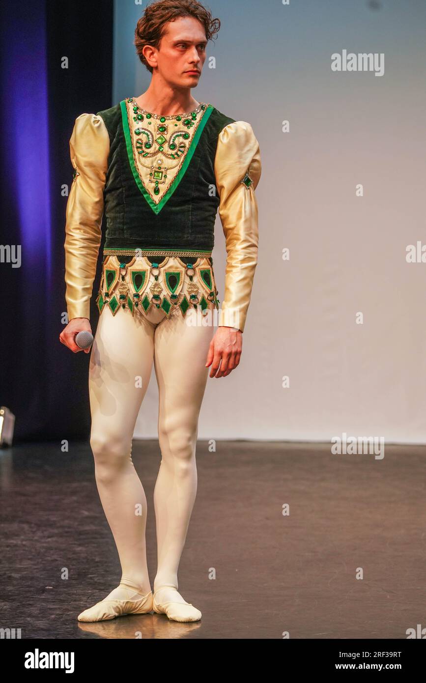 London UK. 31 July 2023 Callum Linane at the Australian Ballet media ...