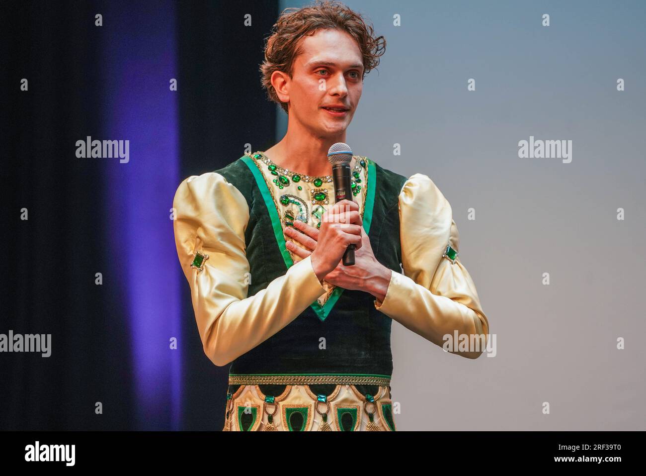 London UK. 31 July 2023 Callum Linane at the Australian Ballet media ...