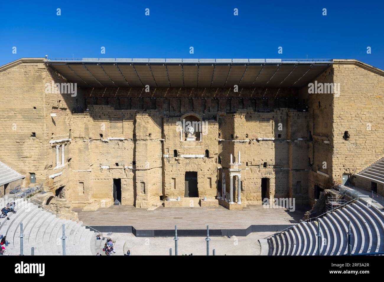 Roman Amphitheatre, Orange, UNESCO world heritage, Provence, France ...