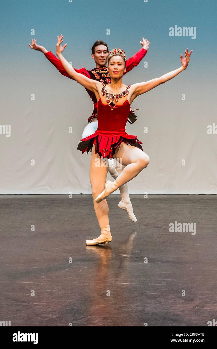 London, UK. 31st July, 2023. Rubies pas de deux from Balanchine's ...