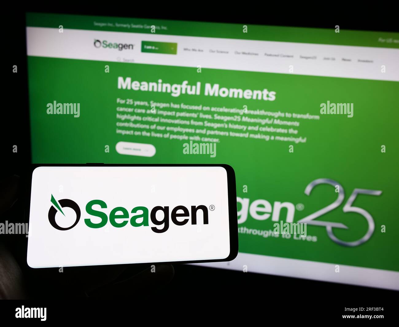 Seagen logo hi-res stock photography and images - Alamy